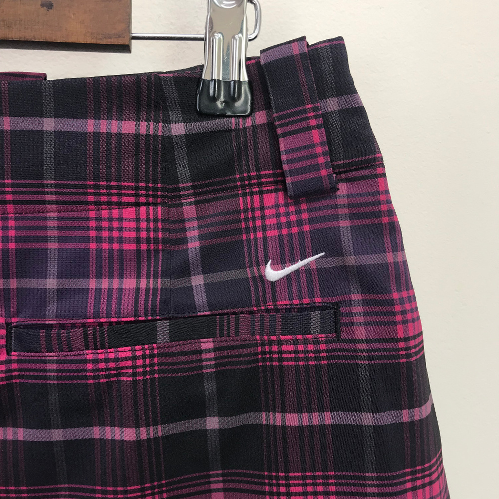 Nike Purple Tartan Golf Skort - Gem